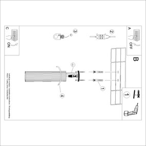 Brilagi - LED Bodové svítidlo CRESTO 1xGU10/10W/230V 30 cm bílá