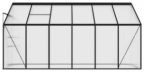 Skleník ke stěně polykarbonát Dekorhome 128x68 cm