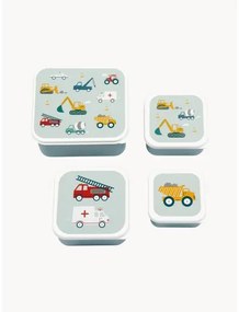 Sada dětských krabiček na jídlo Vehicles, 4 díly