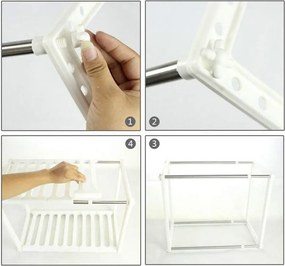 Kuchyňský organizér, pod dřez nastavitelný 40-70cm PORTE