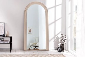 Designové nástěnné zrcadlo Simeone greige 160cm