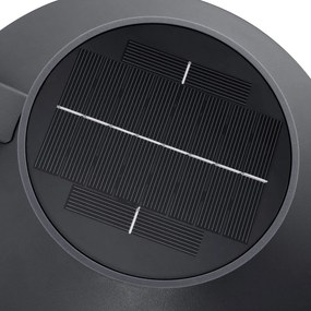 NOR 2418071050 Justina Solar venkovní nástěnné solární svítidlo antracit - NORDLUX