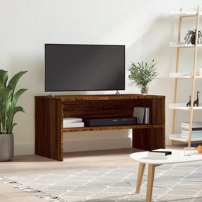 TV stolek hnědý dub 80 x 40 x 40 cm kompozitní dřevo