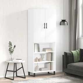 Skříň highboard bílá 69,5 x 34 x 180 cm kompozitní dřevo,  3196091