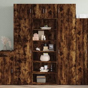 Skříň highboard kouřový dub 70 x 41 x 185 cm kompozitní dřevo 3281691
