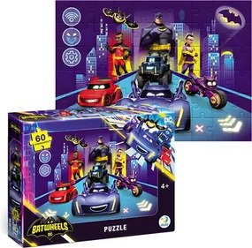 DODO Puzzle Batwheels: Noční jízda / 60 dílků