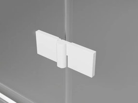 Mexen Lunar levé sprchové dveře 90 cm, transparentní, bílé - 834-090-000-20-00-L