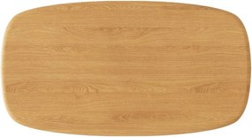 Konferenční stolek z dubového dřeva v přírodní barvě 60x120 cm Charlotte – Micadoni