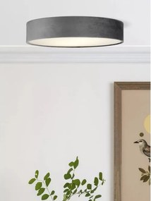 Searchlight 23298-3GY Stropní sametový lustr VELVET ŠEDÝ, průměr 50cm