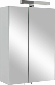 XXXLutz ZRCADLOVÁ SKŘÍŇKA, bílá, 50/70/20 cm Xora - Zrcadlové skříňky - 001977026220