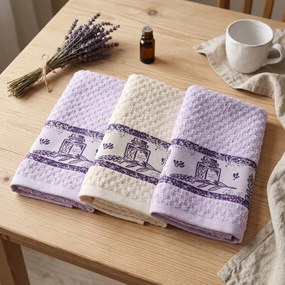 Froté utěrky na nádobí Lavender set 3 ks