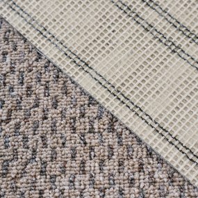 Timzo, Metrážový koberec Rubin 2114 sand, na míru, šíře 4m, béžová, ab (mřížka), chodba / předsíň