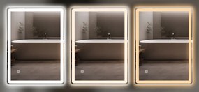 LED zrcadlo 60x80 cm