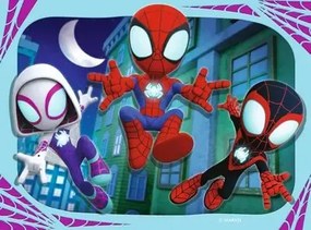 Ravensburger Spidey a jeho úžasní přátelé 4 v 1 - 12+16+20+24 dílků /