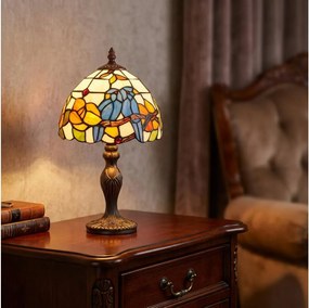 Brilagi - Tiffany vitrážová stolní lampa JUNGLE 1xE27/60W/230V