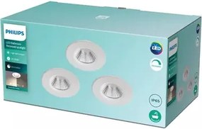 Philips Dive bílá / Podhledové LED svítidlo / 3x5,5W / 350lm / 2700K /