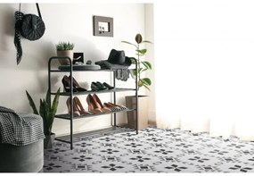 Samolepicí podlahové pvc čtverce etno šedý vzor 2745063 | 30,4 x 30,4 cm | D-C-Fix