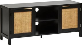 Černý TV stolek 120x52x38 cm Sherman – Premier Housewares