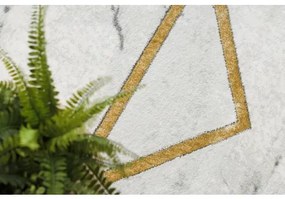 koberec EMERALD výhradní 1019 glamour, stylový diamant, mramor krém / velikost 120x170 cm | krásné koberce cz