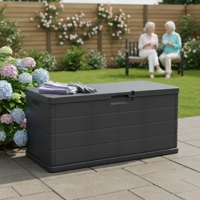 Úložný box ALPHA, 340L, 118x59x57cm, antracitová I.P.A.E-Progarden