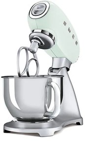 SMEG 50's Retro Style kuchyňský robot nerezový podstavec 4,8 l pastelově zelený