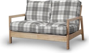 Potah na pohovku IKEA  Lillberg 2-místná nerozkládací barva šedá látka pletený vzor, vzorované