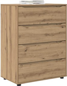 Úložné skříně 80 x 48 x 105 cm Kompozitní dřevo Artisanový dub 3406234