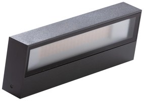 AZzardo Venkovní nástěnné svítidlo Cosel, IP54, d 22,3cm, 2x8W Barva: Šedá