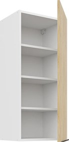 CREMONA bc | horní skříňka 40 G-90 1F policová | 40 cm | VYSOKÁ | bílá/cremona