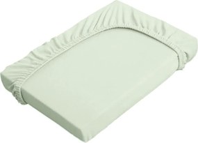 SCANquilt napínací prostěradlo JERSEY ELASTIC LYCRA světle khaki výška matrace do 30 cm 160 x 200 cm