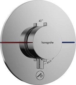 Hansgrohe ShowerSelect Comfort S, termostat pod omítku pro 1 spotřebič a další výtok, chromová, HAN-15562000