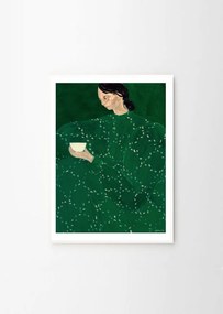 Plakát 30x40 cm Coffee Alone At Place De Clichy – Sofia Lind – The Poster Club