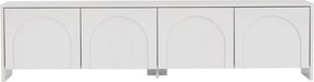 Bílý TV stolek 180x45x32 cm Aurelia – Kalune Design