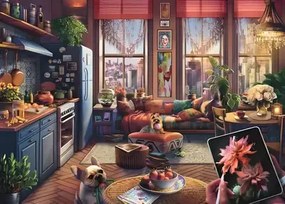 RAVENSBURGER Puzzle Byt v boho stylu XXL / 500 dílků / velké díly