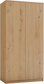 TPS Šatní skříň SD-90 cm - Dub artisan