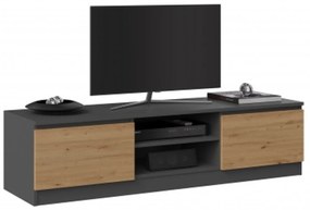 Televizní stolek RTV M120 - antracit/dub artisan