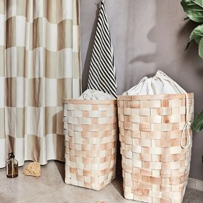 Nástěnný držák na ručníky z nerezové oceli v mosazné barvě Pieni – OYOY Living Design