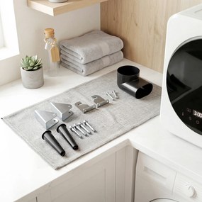 HOMCOM Sušička prádla s odsáváním vzduchu, sušička prádla s předním plněním a bubnem z nerezové oceli, příkon 800 W, kompaktní, volně stojící, bílá