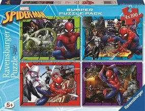 Ravensburger Marvel: Spider-Man - 4x100 dílků / od 5 let