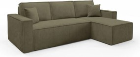 Pohodlná univerzální rohová sedací souprava s funkcí spaní Basic L 240 cm