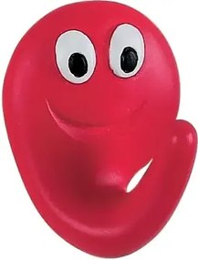 Spirella SMILE dětský háček červený / polyresin / samolepící / 40 x 50