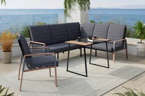 XXXLutz TERASOVÁ SEDACÍ SOUPRAVA 4dílné, kov, plast, textil Ambia Garden - Online Only zahradní nábytek - 000334003201