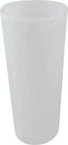 FAN I-GECO-VASO-R-L Dobíjecí LED váza dobíjecí GECO bílá 4W 240LM RGBW stmívatelné IP65 vč.dálk.ovladače 60 x 28 cm - FANEUROPE