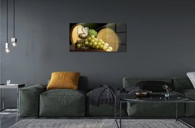 Obraz na skle Sklenice hroznového sudu 120x60 cm