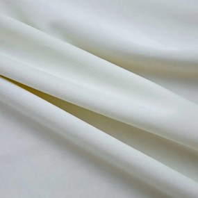 Zatemňovací závěsy s kroužky 2 ks samet krémové 140 x 225 cm 134513