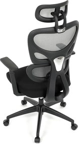 Ergonomická kancelářská židle LEXON - šedá síťovina