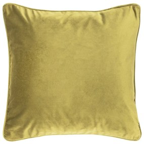 Zeleno-žlutý polštář Tiseco Home Studio Velvety, 45 x 45 cm