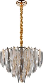 XXXLutz KŘIŠŤÁLOVÉ ZÁVĚSNÉ SVÍTIDLO, 59/112 cm - 004558472501
