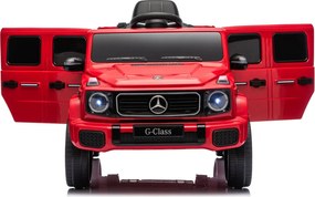 LEAN CARS Akumulátorové vozidlo Mercedes G 4x4 24 V 2580, červené