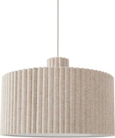 Béžové lněné závěsné svítidlo ø 60 cm Alina – Jotex